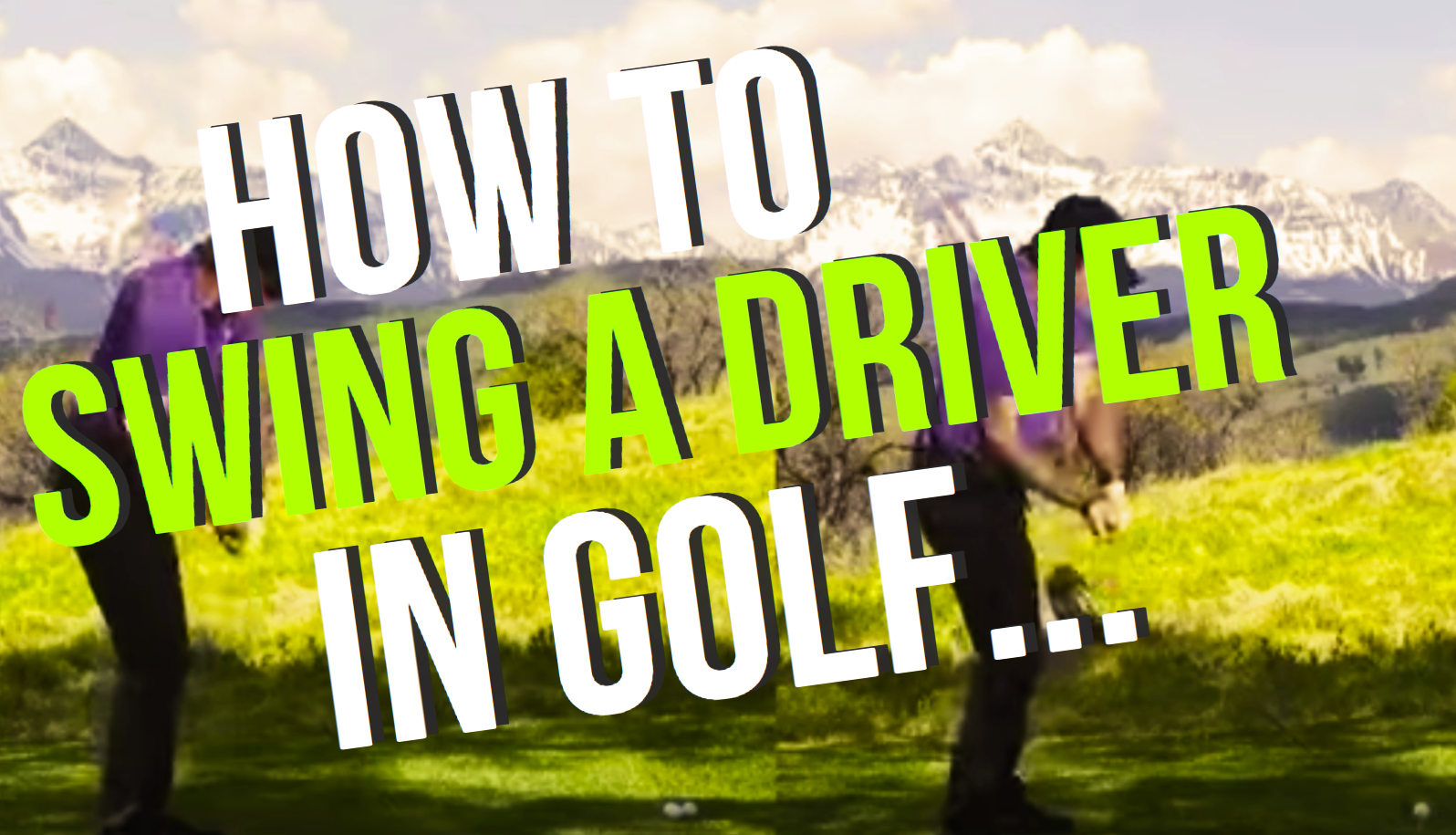 How To Swing A Driver In Golf - The Difference In A Driver VS Iron
